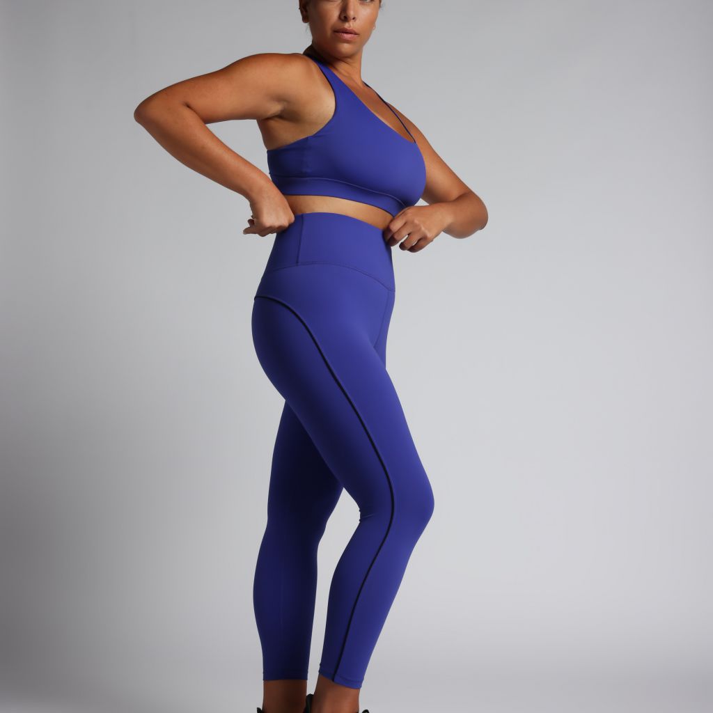 טייץ פייפינג בגזרה גבוהה אורך ”25 מבד nero | Panta Rei